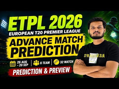 European t20 premier league prediction, etpl 2026 advance match prediction, etpl today match 