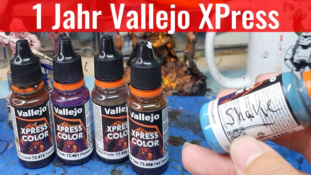 1 Jahr mit Vallejo XPress Colors - YouTube