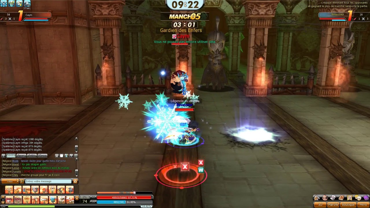 Dragonica PvP - Dragoon vs Ninja - YouTube