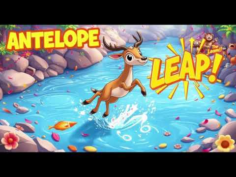 Antelope Leaping a Stream 🦌🎶 | Melody Sprouts | Children Song