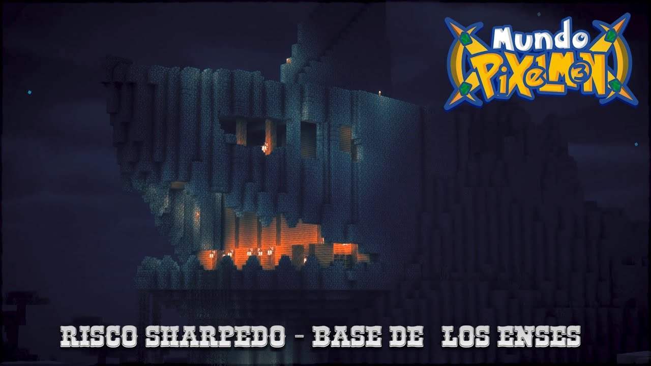 RISCO SHARPEDO 🏴‍☠️ BASE DE LOS ENSES en MUNDO PIXELMON 3 - YouTube