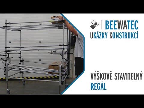 BEEWATEC ERGONOMICS - Výškově stavitelný regál - YouTube