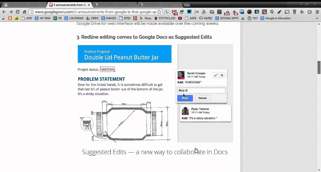 REDLINE EDITING COMES TO GOOGLE DOCS - YouTube