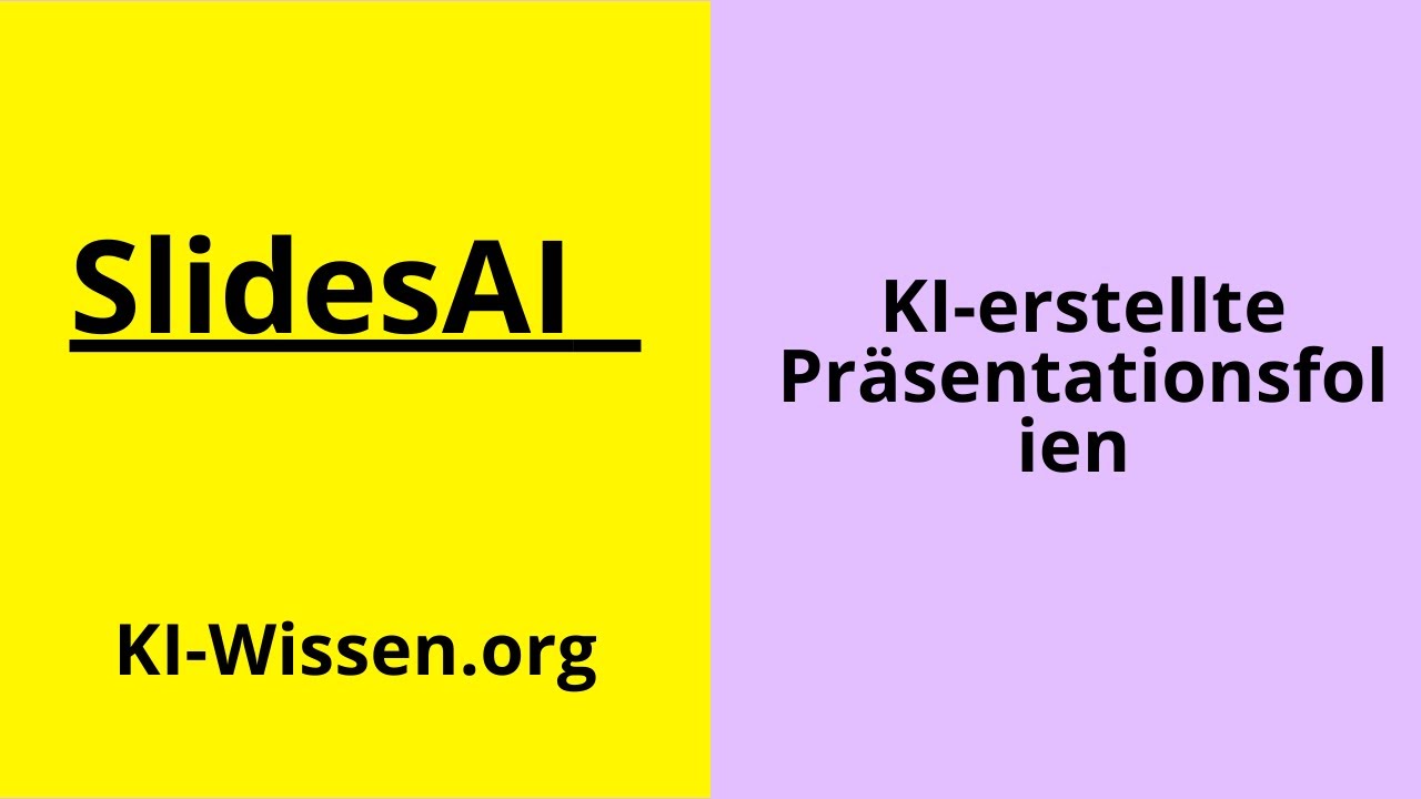 KI-erstellte Präsentationsfolien mit SlidesAI erstellen Google Slides ...