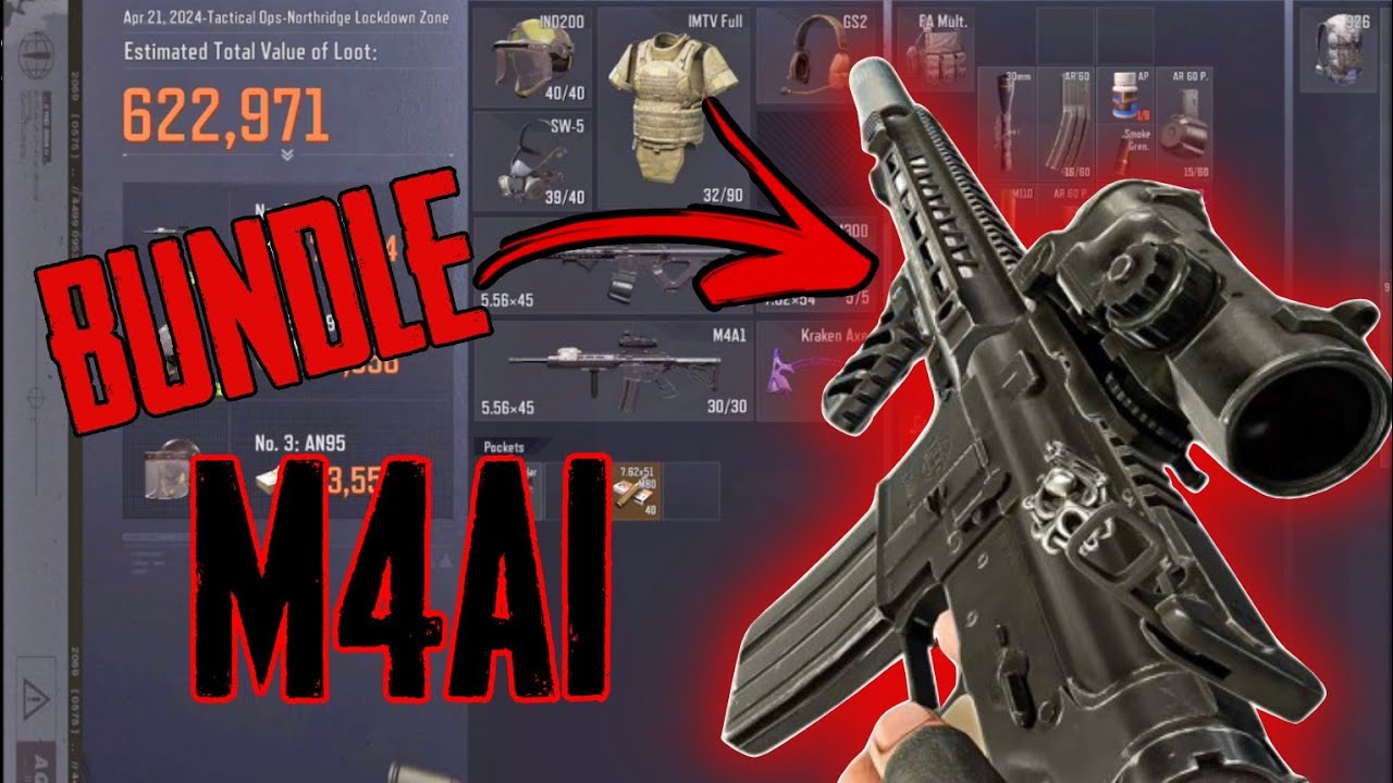 BUDGET BUNDLE M4A1 ANY GOOD? #arenabreakout - YouTube