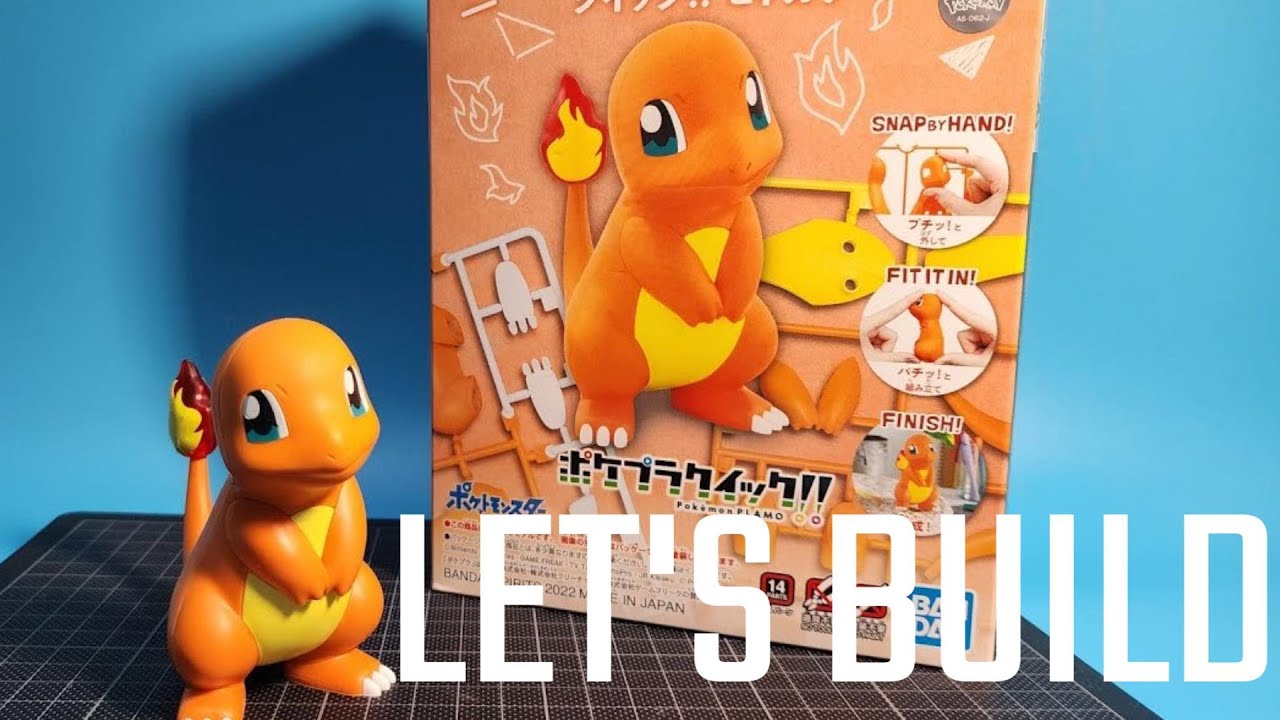 Let's Build Bandai Pokemon Model Kit Pokepla Quick No. 11 Charmander ...