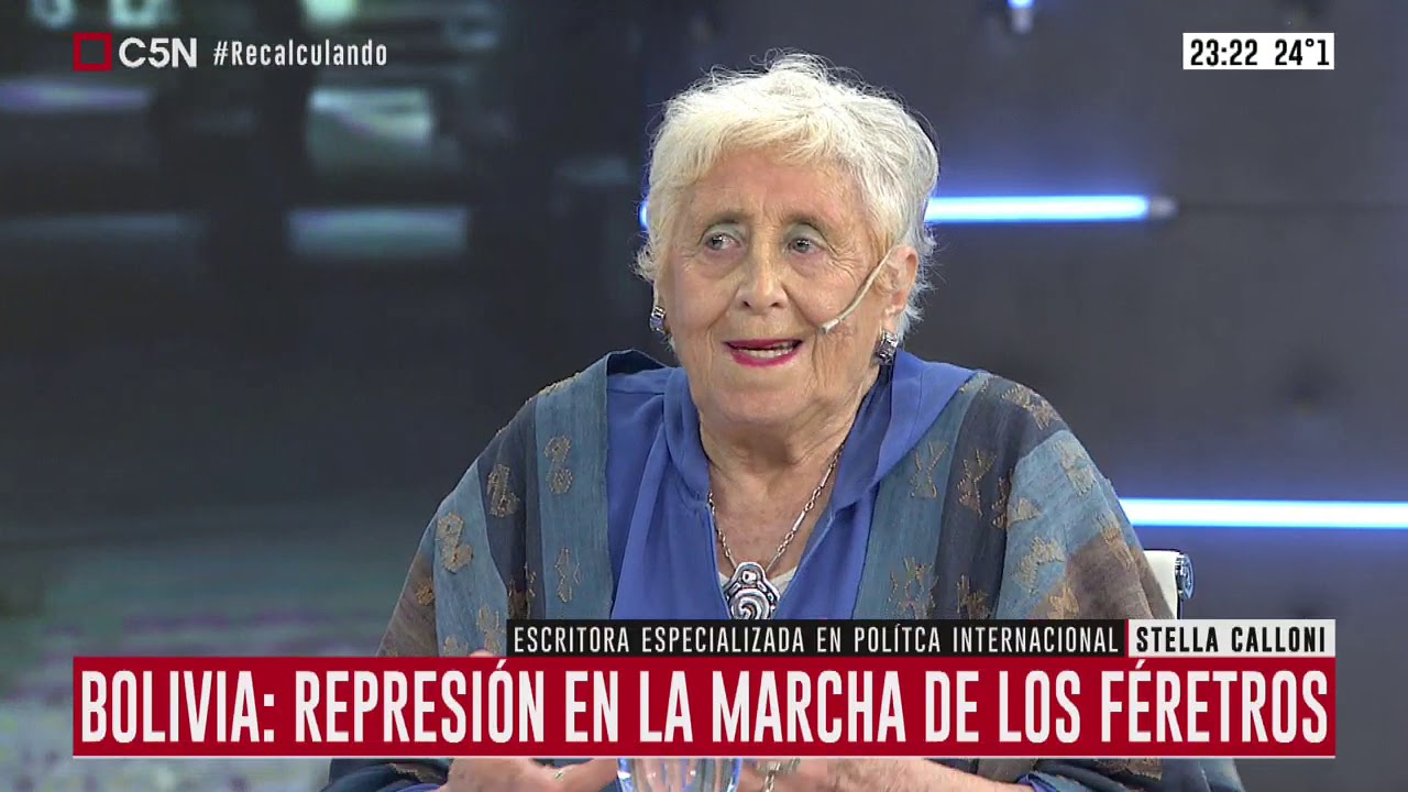 Entrevista a Stella Calloni en Recalculando con Julián Guarino 21/11 ...