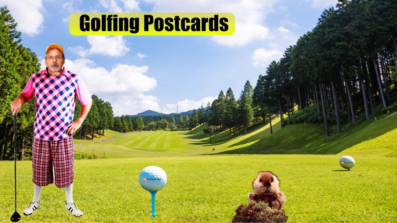 Hit a Hole in One with these Golf Postcards! - YouTube