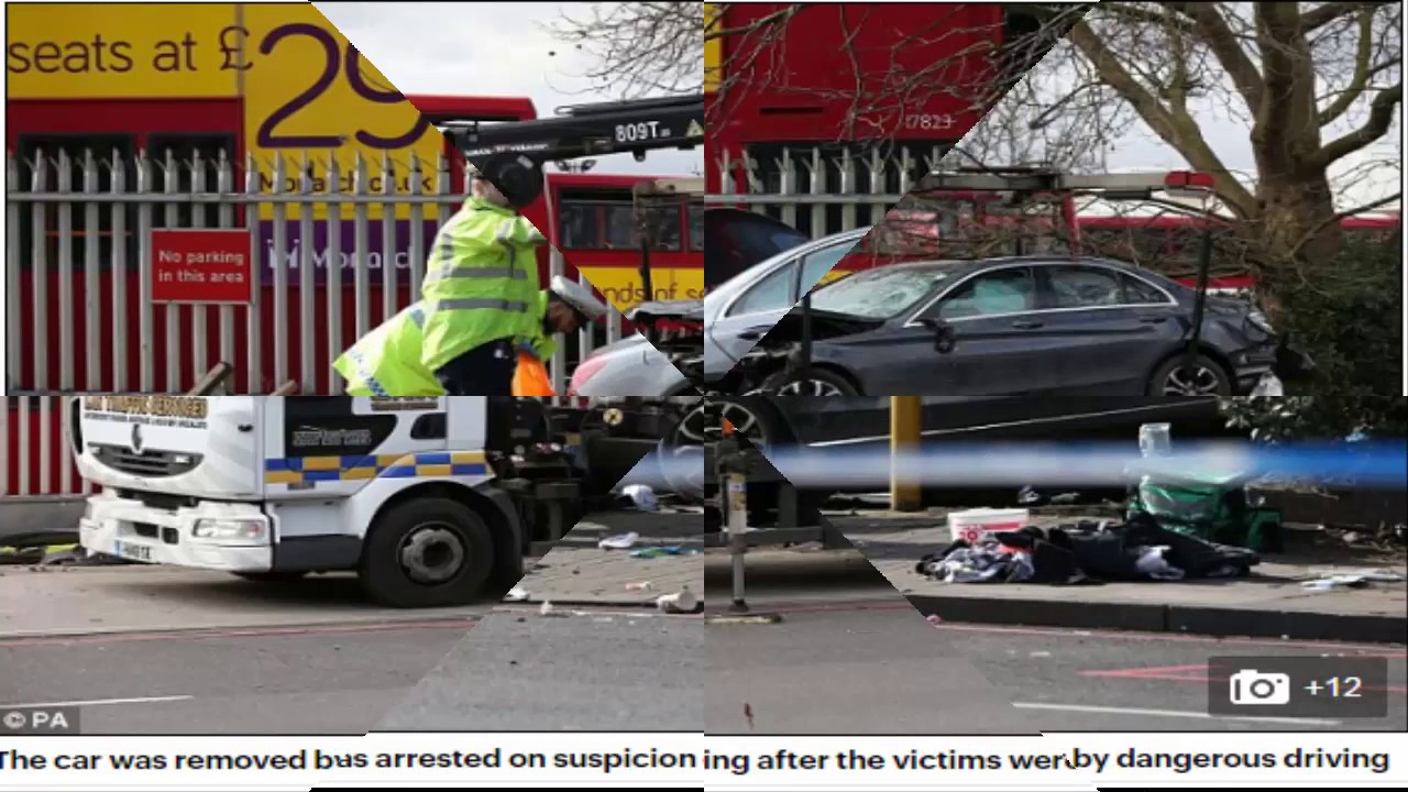 Shocking footage has emerged of the moments after pedestrians were ...