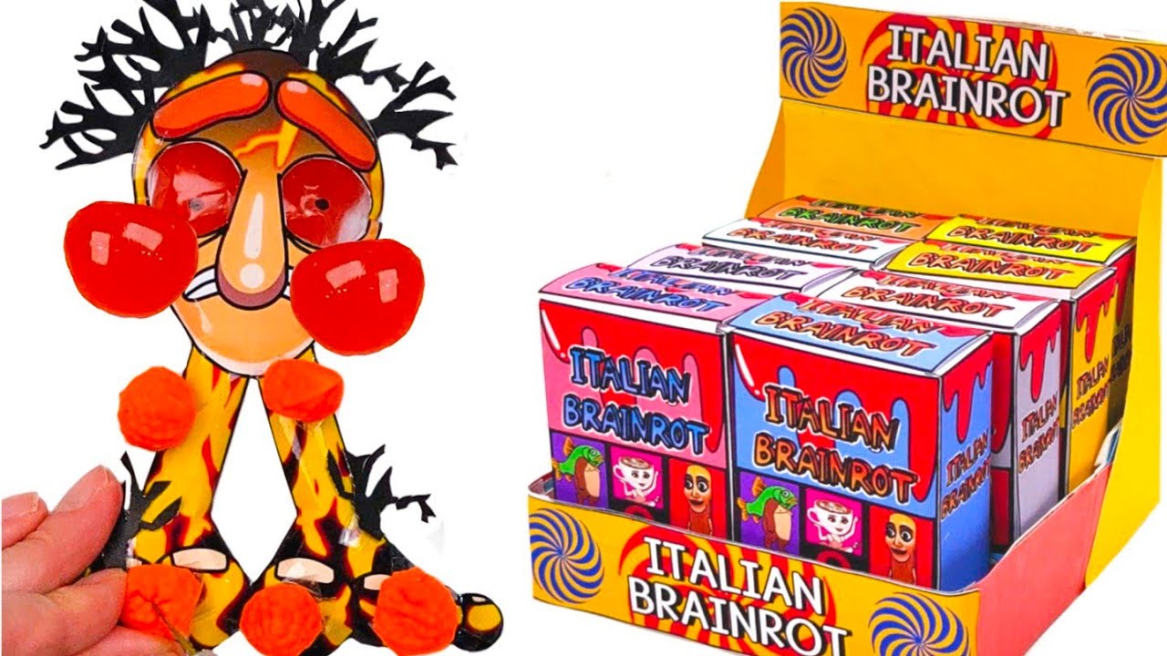 🧠PAPER DIY🧠 ITALIAN BRAINROT RANDOMBOX UNBOXING PLAY~Brr Brr Patapim ...
