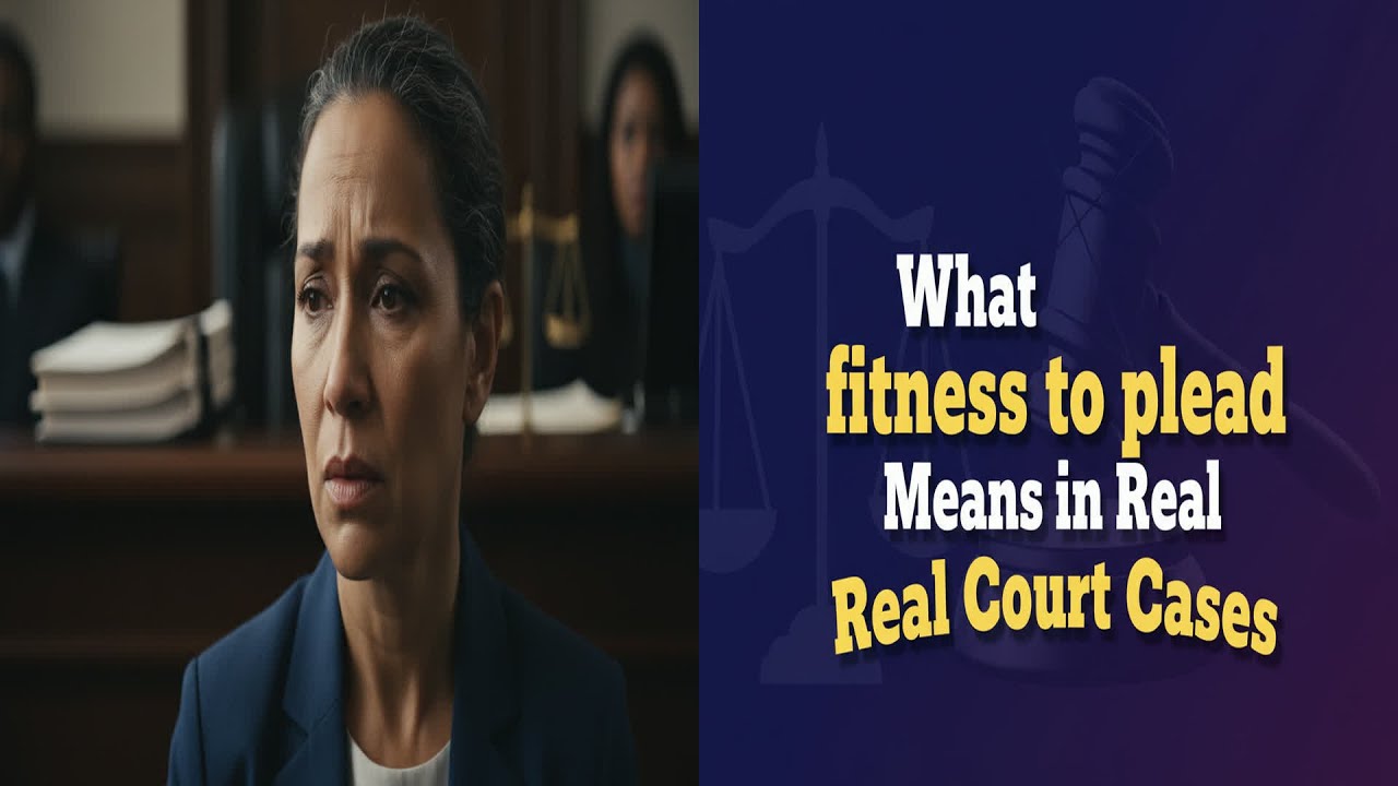 Fitness to Plead: Crucial Truth in Real Court Cases | Justice Explained ...