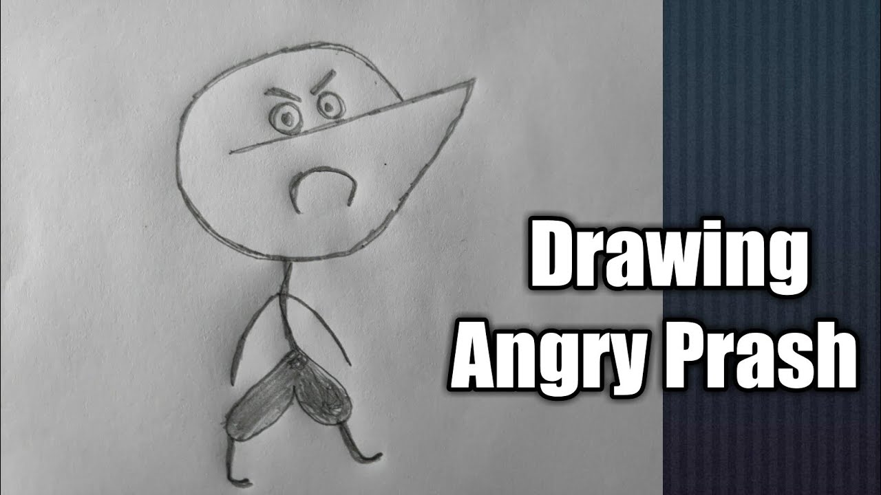 How to draw Angry Prash - Drawing Angry Prash - Step by Step - SHN Best ...