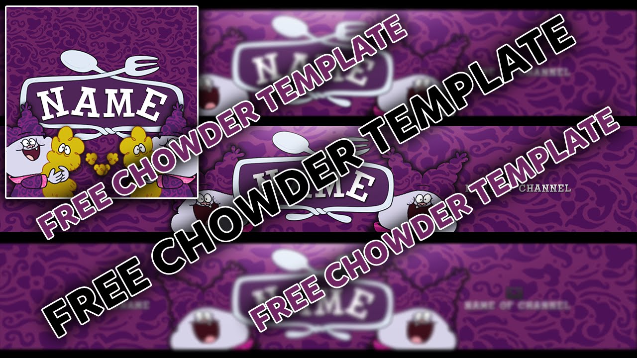 *FREE* Chowder AVI and Banner Template (Download in Description) - YouTube