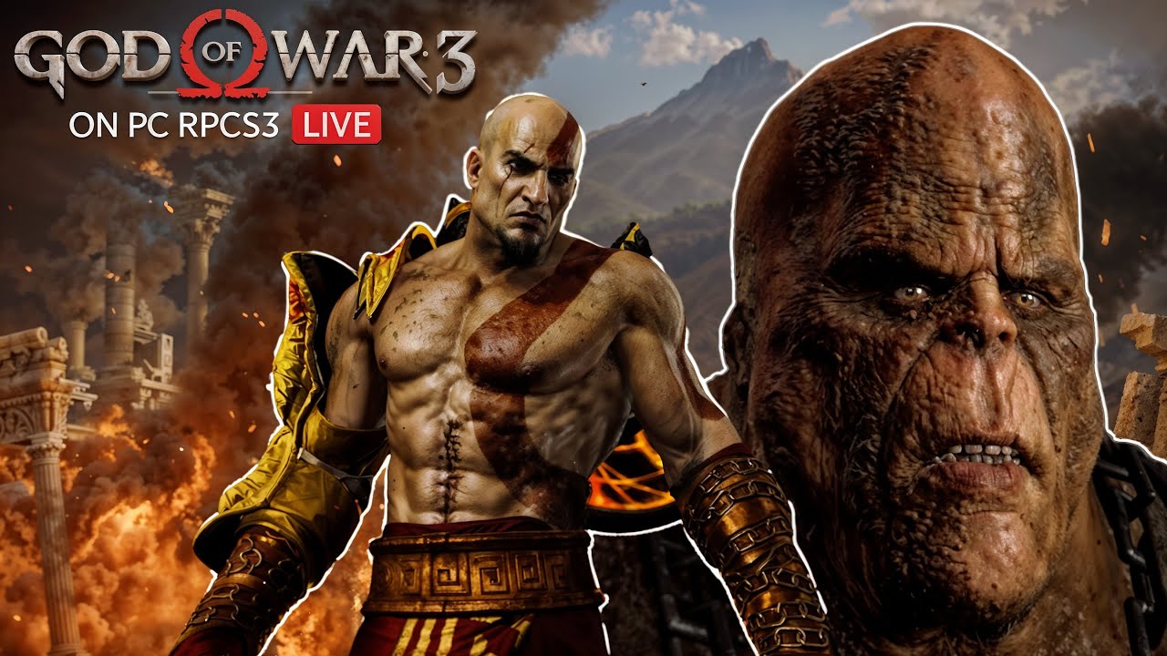 The GIANT Cronos Fight! 😈 God of War 3 on PC! | RPCS3 Emulator | Part ...