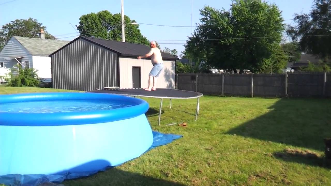 Trampoline Fail - YouTube