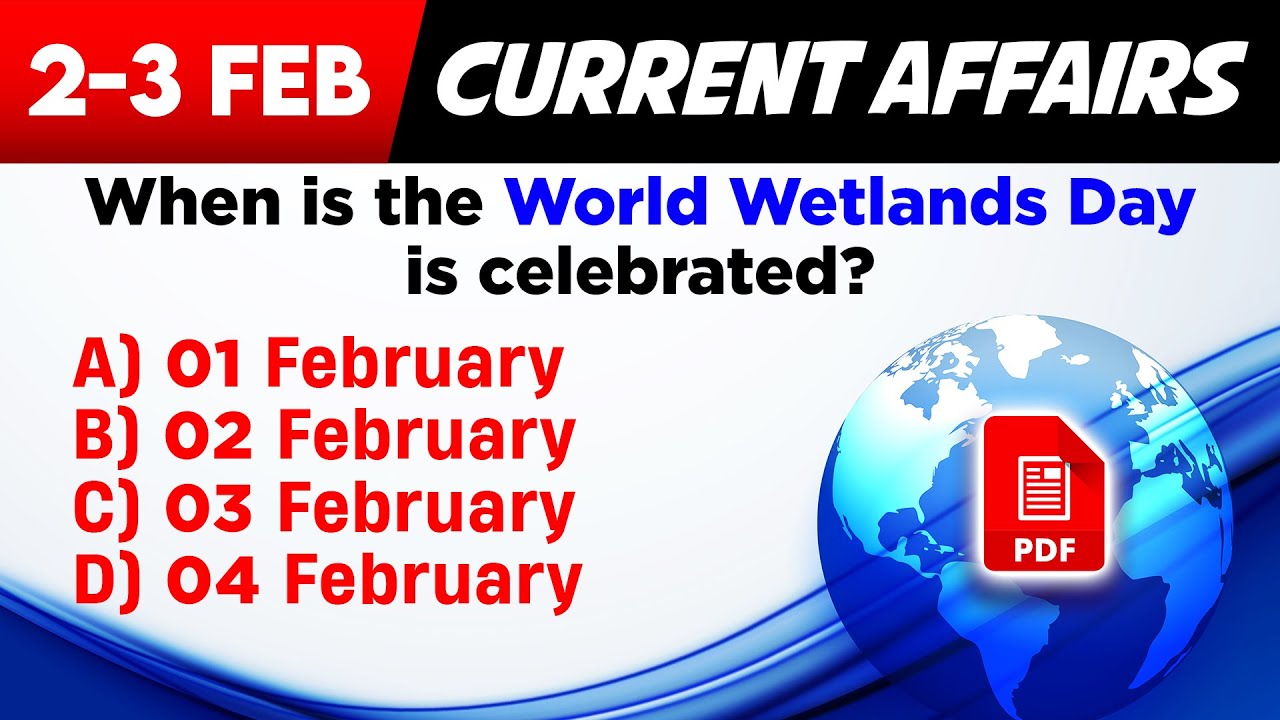 2-3 February Current Affairs 2023 | Daily Current Affairs | Current ...