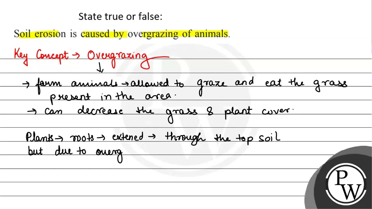 Soil Erosion By Animals