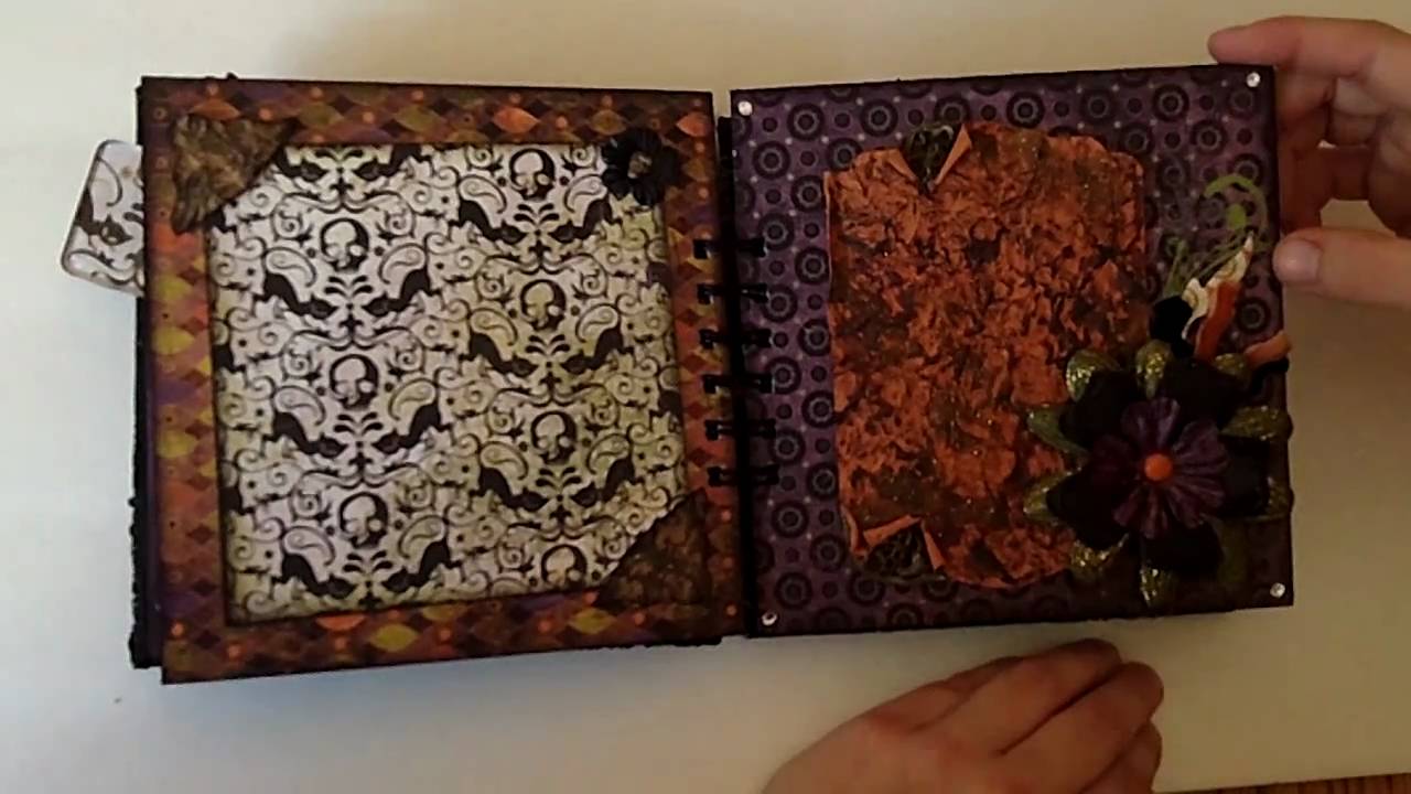 Basic Grey Eerie 2010 Halloween Mini album and kit - YouTube