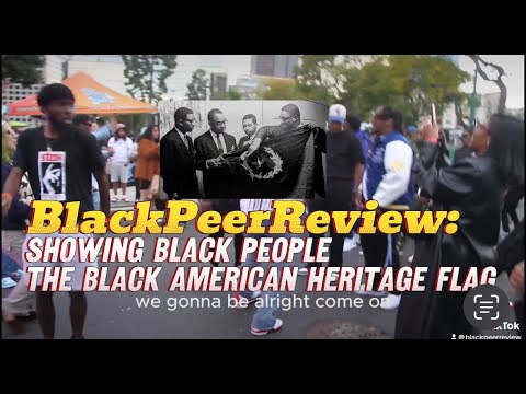 Seeing If Black Americans can recognize the Black National Flag. - YouTube