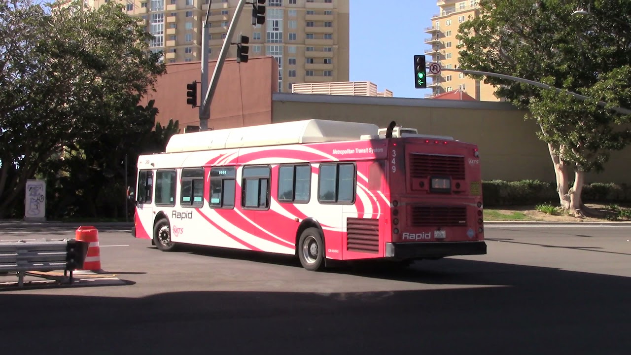 MTS Rapid Bus - New Flyer C40LF Route 201 #349 - YouTube