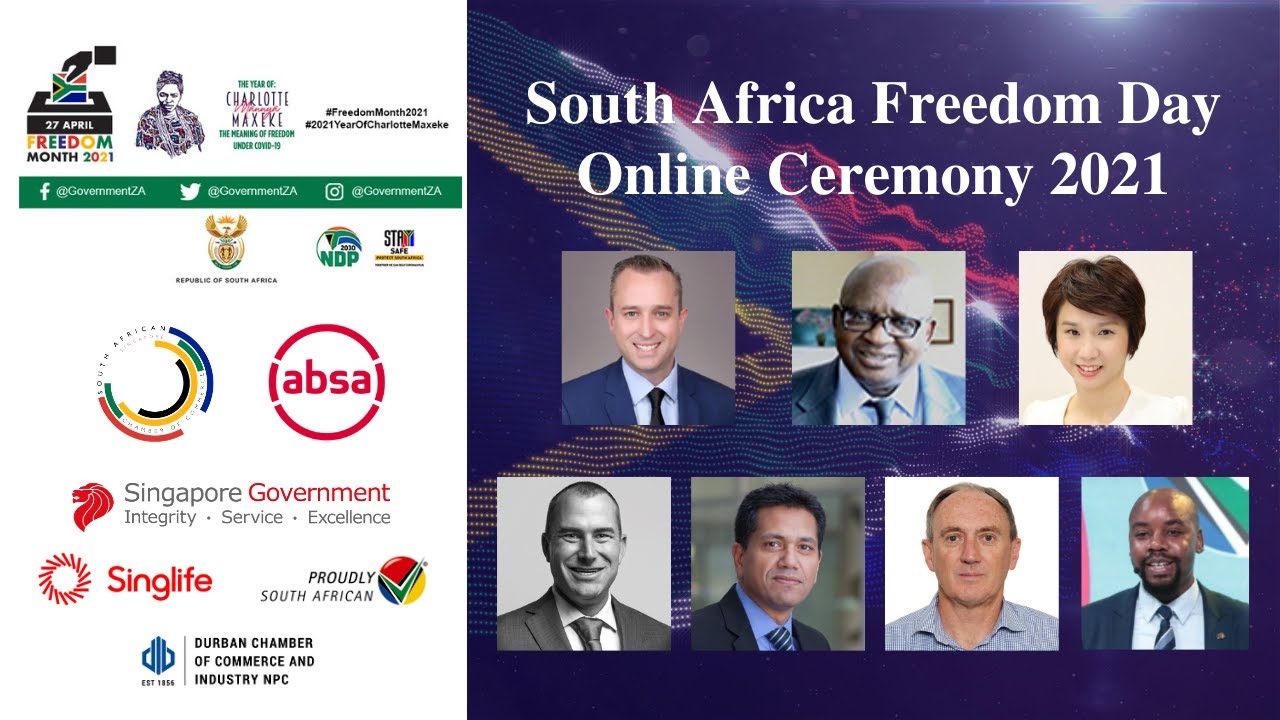 South Africa Freedom Day Online Ceremony 2021 - YouTube