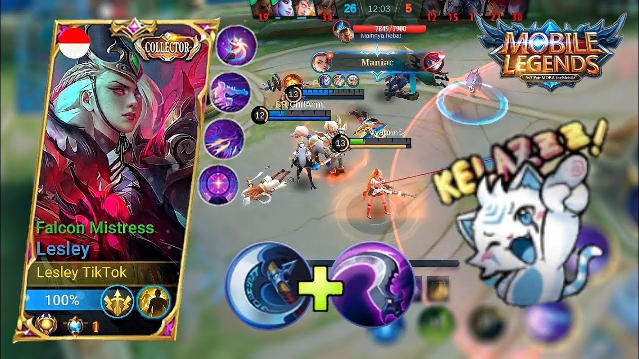 LESLEY COUNTER ALL HEROES??? | Mobile Legends - YouTube