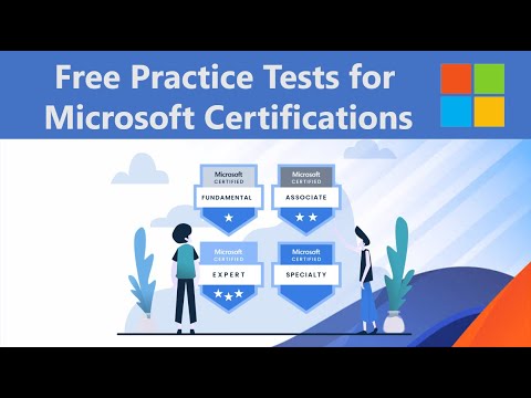 How to get free Microsoft exam practice tests? - YouTube