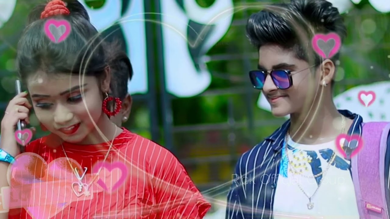 Rick And Rupsa Cute Love Story 💕 Ujjal Dance Group 🌴 Love Story Rick ...