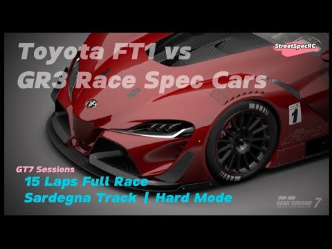 Toyota FT1 vs Group 3 Race Cars | StreetSpecRC GT7 Sessions - YouTube