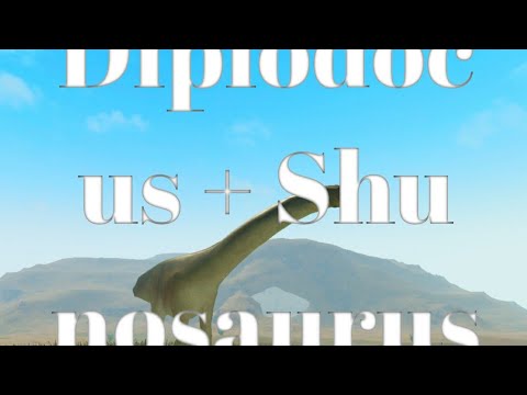 SHUNOSAURUS & DIPLODOCUS SHOWCASE!
