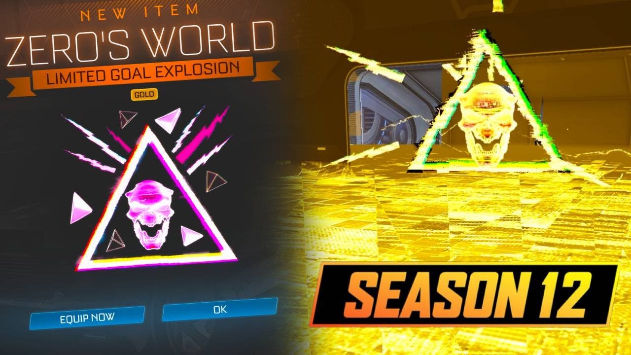 EVERY NEW ZERO'S WORLD GOAL EXPLOSION IN ROCKET LEAGUE SEASON 12 - YouTube