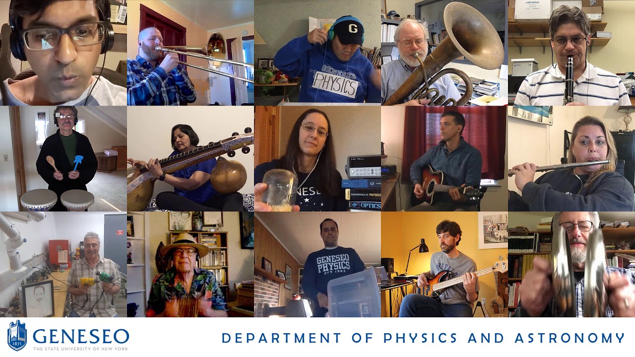 Physics and Astronomy graduation band - YouTube