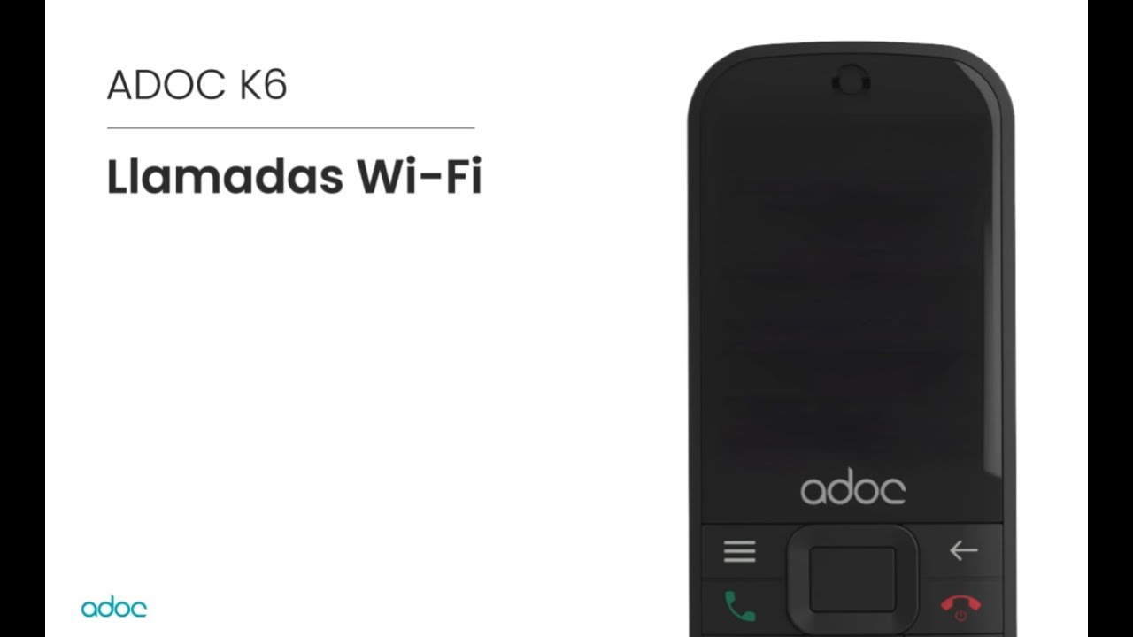 ADOC K6 | VIDEOTUTORIAL | Llamadas WiFi - YouTube