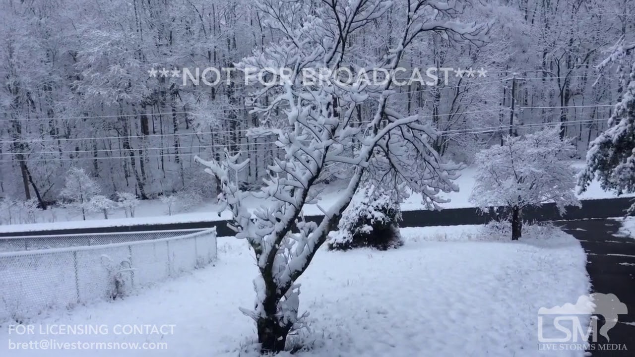 03-21-2018 Bedford County VA (Roanoke VA Area) Snow Noreaster - YouTube