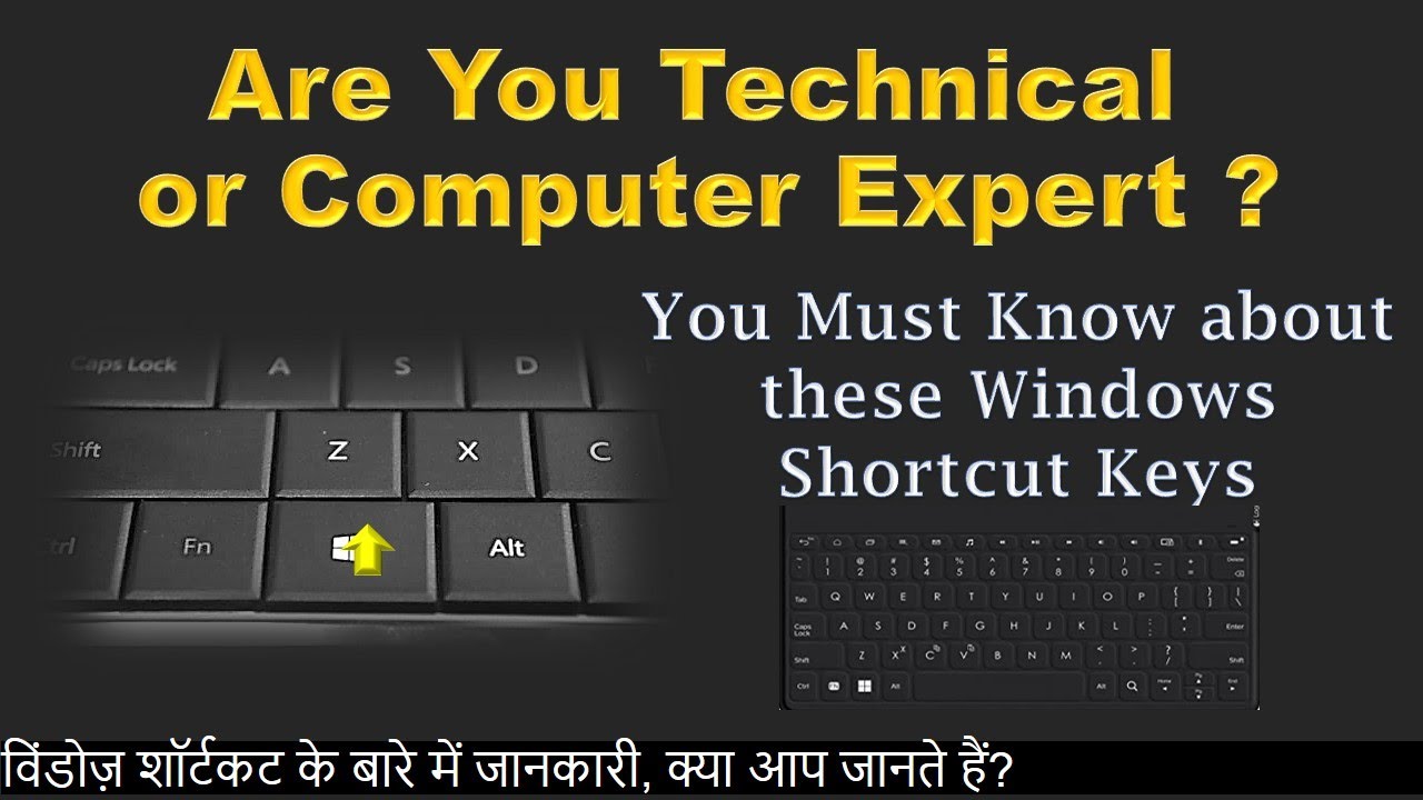 Windows 10 Keyboard shortcut keys || Upgrade your keyboard skill || 15 ...