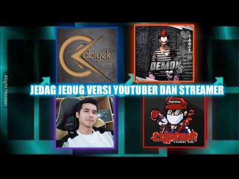 JEDAG JEDUG VERSI YOUTUBER DAN STREAMER FF MALAYSIA 🔥🔥