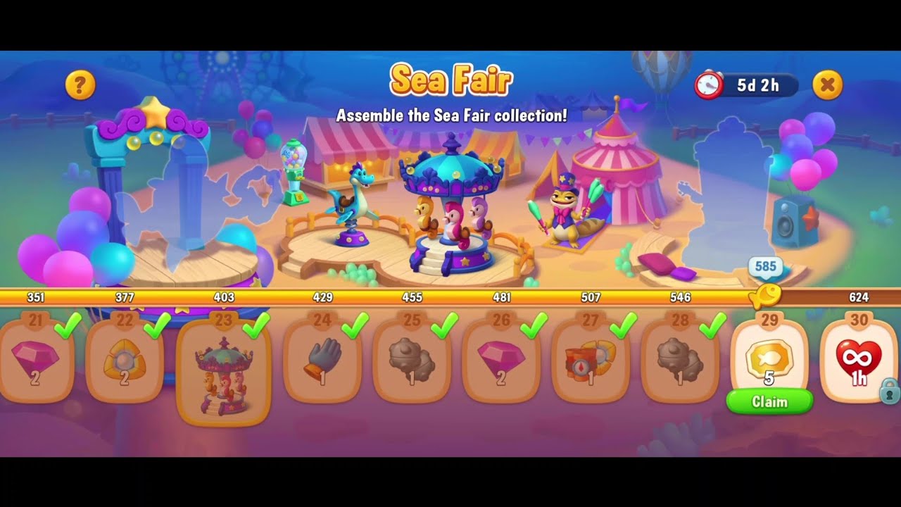 @Fishdom Sea Fair Event Level 29 🔓 - YouTube