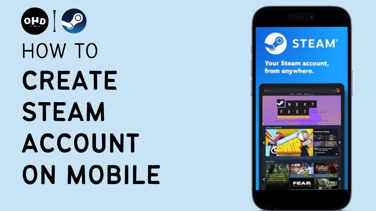 🎮 How To Create Steam Account On Mobile (2023) | Step-by-Step Guide 📲 ...