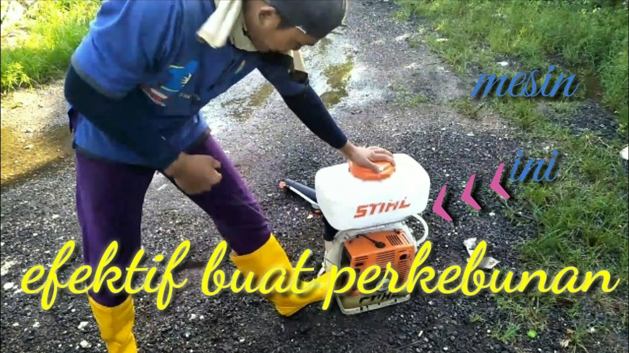 REVIUW Mesin Racun Rumput. #solusi_para_petani. - YouTube