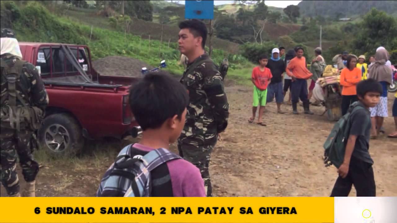 6 sundalo samaran, 2 NPA patay sa giyera - YouTube