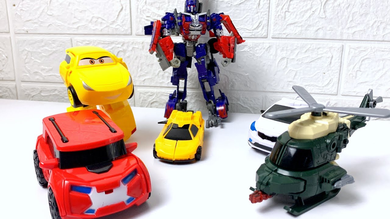 Optimus Prime Transformers Tobot apache Helikopter Tobot X mini ...