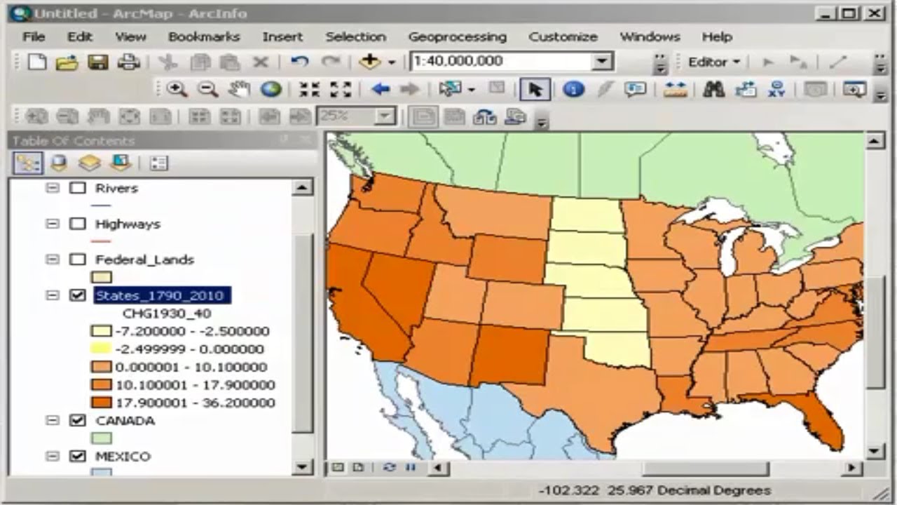 Arc GIS Tutorial (Querying Data) 1. - YouTube