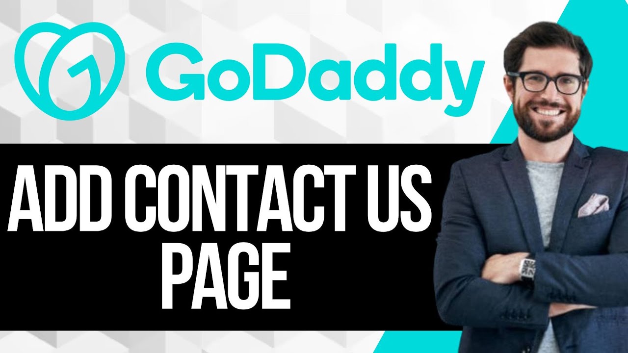 How to Add Contact Us Page in Godaddy Website Builder - YouTube