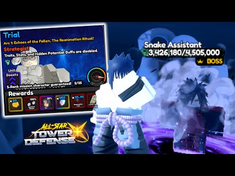 Trial 5 STRATEGIST feat. Sasuke (Non Ascended) | ASTDX Update 8 (Roblox)