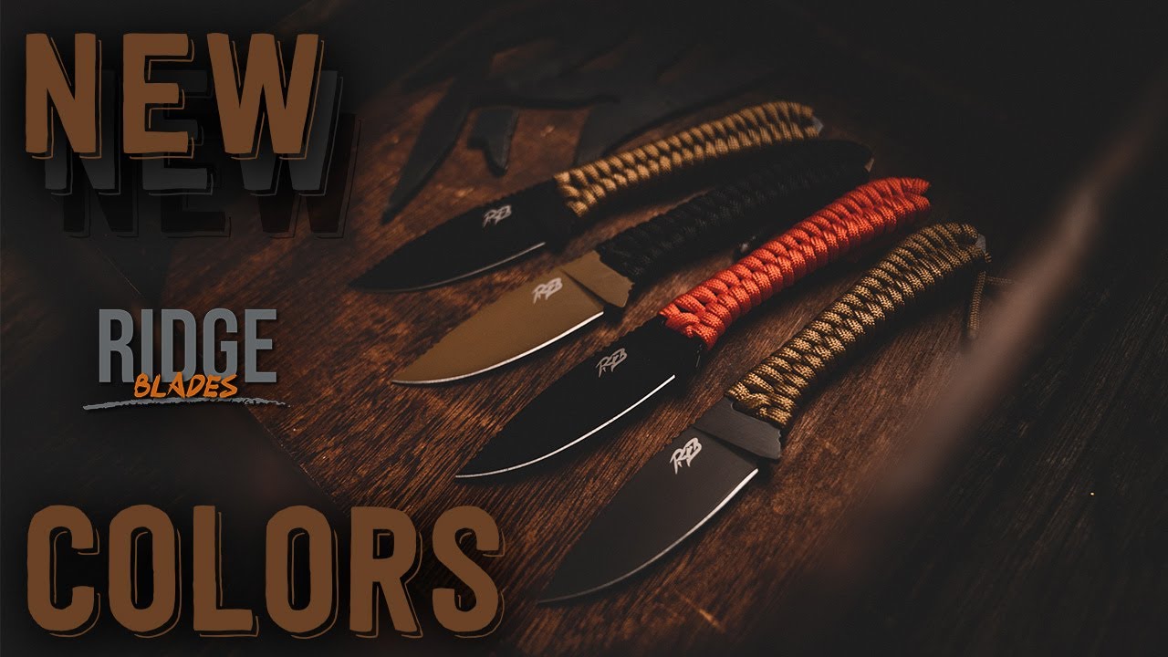The all NEW Ridge Blade | Fixed blade full tang hunting knife FIRST ...
