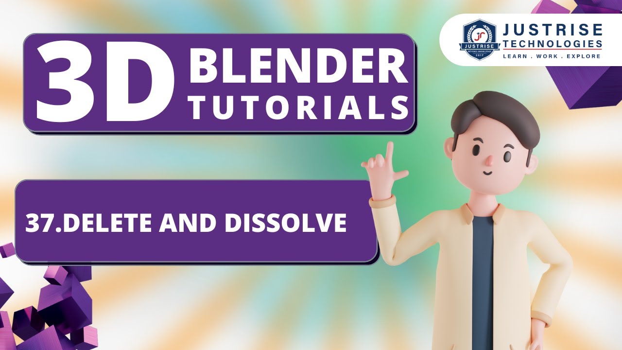 37 Delete And Dissolve | Blender Quick Tutorials | Just Rise ...