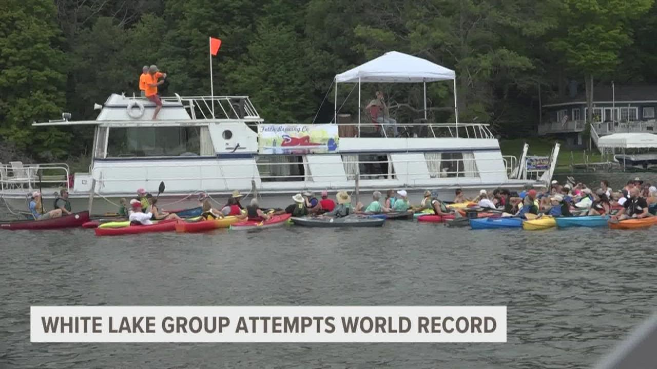 White Lake group attempts world record - YouTube