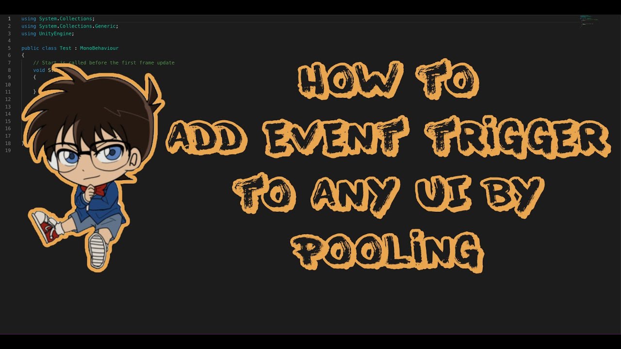 How To Add Event Trigger To Any Ui By Pooling In Unity Youtube 5314