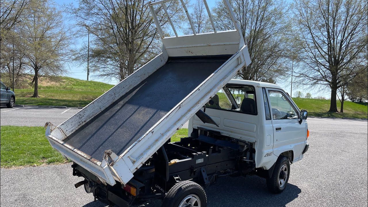 1991 TOYOTA LITEACE YM60 DUMP TRUCK WITH ONLY 18,352 MILES - 4WD -JDM ...