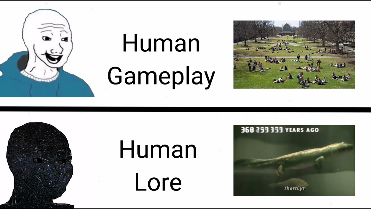 Human Gameplay VS Human Lore - YouTube